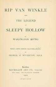 Rip Van Winkle ; and, The legend of Sleepy Hollow by Washington Irving ...