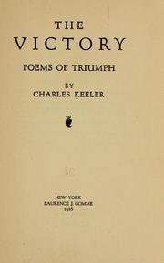 The victory: poems of triumph | Open Library