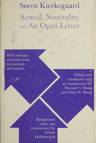 Armed neutrality, and An open letter, with relevant selections from his ...