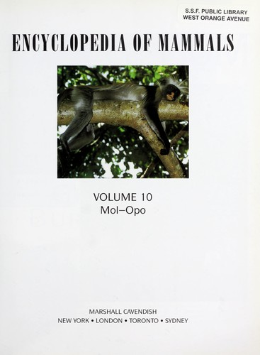 Encyclopedia of mammals. by Marshall Cavendish Corporation | Open Library