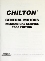Chilton General Motors mechanical service | Open Library