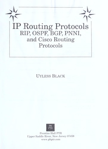 Ip Routing Protocols Rip Ospf Bgp Pnni And Cisco Routing Protocols Open Library