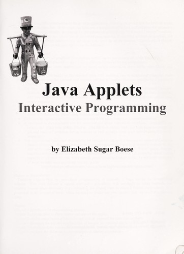 Java Applets Interactive Programming Open Library