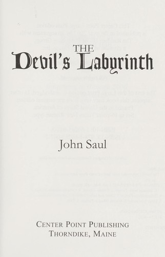 The devil's labyrinth (2007 edition) | Open Library