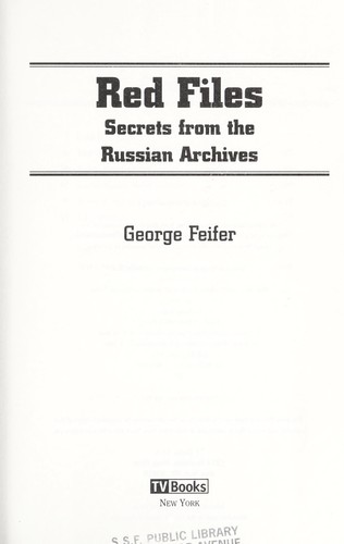 Red files by George Feifer | Open Library