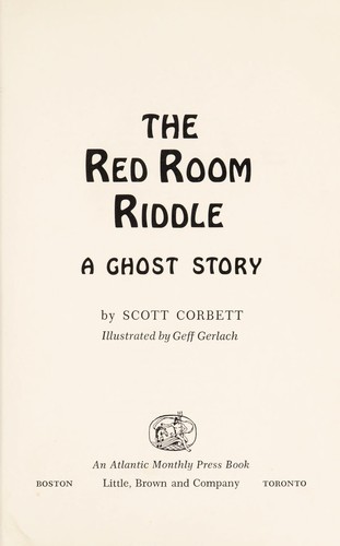 The red room riddle; a ghost story | Open Library