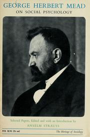 George Herbert Mead | Open Library